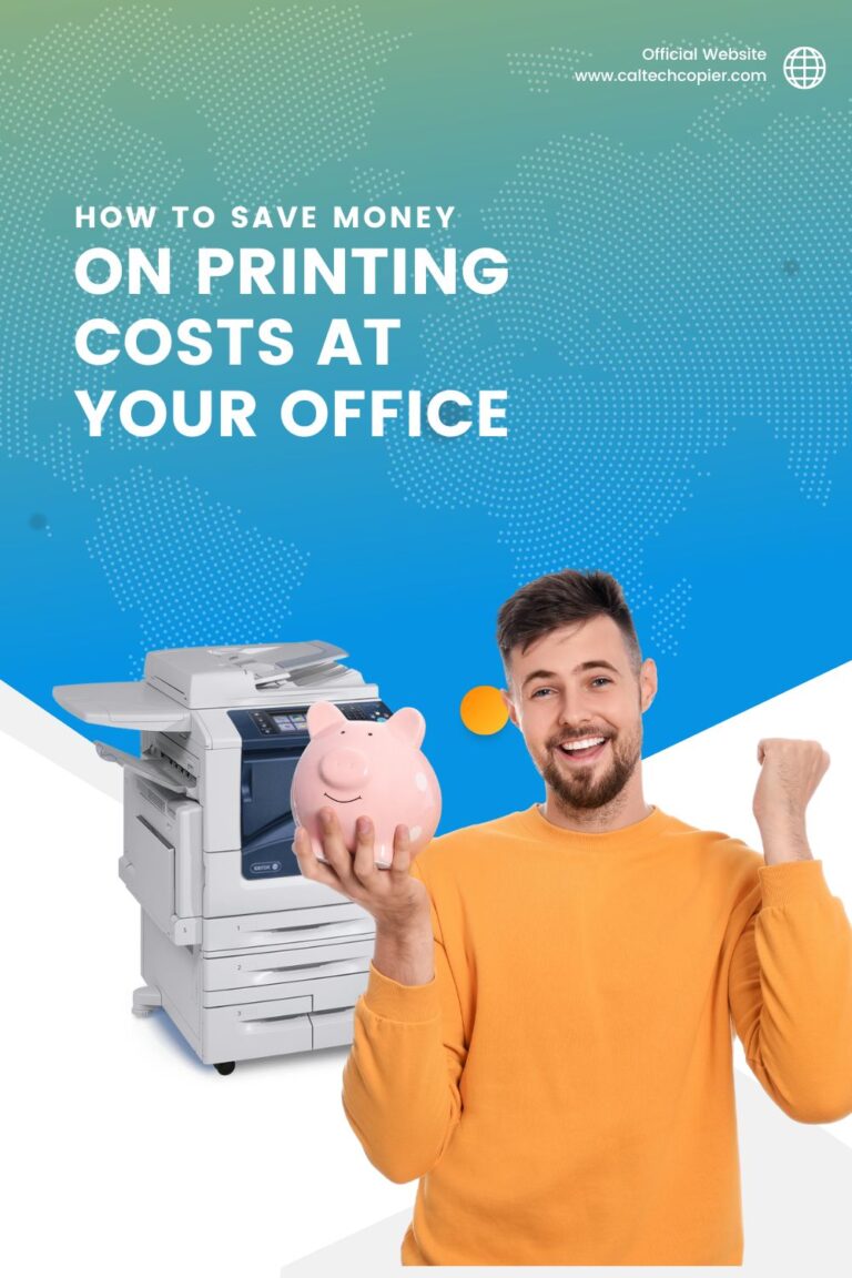 How to Save Money on Printing Costs at Your Office